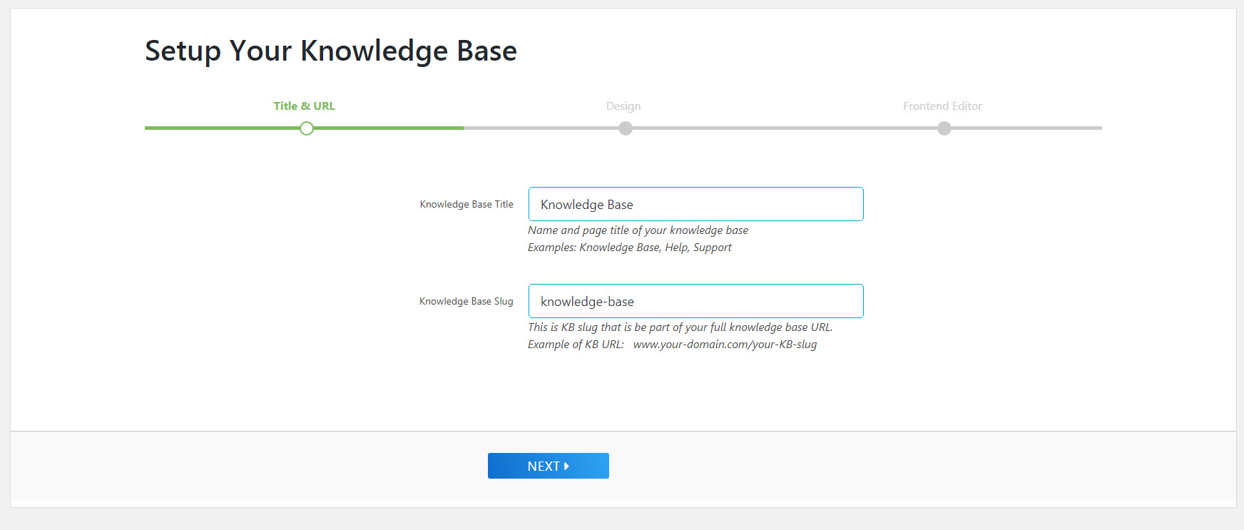 Get Started - Echo Knowledge Base