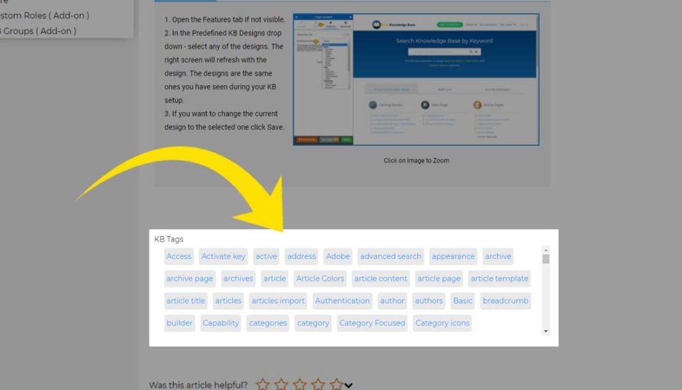 Widgets - Echo Knowledge Base